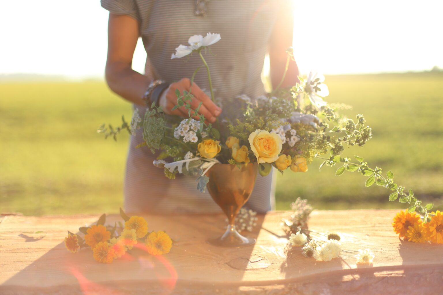 How to Create a Wildflower Centerpiece - Floret Flowers